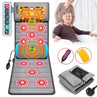Comfier Full Body Massage Mat with Heat, Shiatsu Neck Massage & 9 Modes