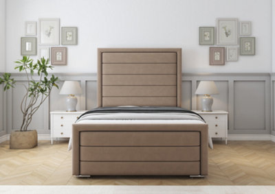 Comfort Beds Anna Mink Plush Bed Frame