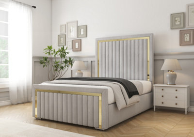 Comfort Beds Boston Gold Silver Naples Bed Frame
