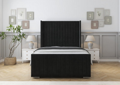 Comfort Beds Chester Black Plush Bed Frame