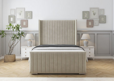 Comfort Beds Chester Cream Plush Bed Frame