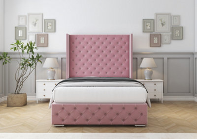 Comfort Beds Emily Blush Plush Bed Frame