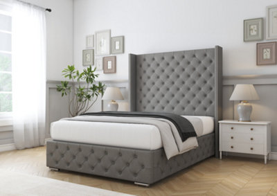 Comfort Beds Emily Pewter Dumfries Bed Frame with Mattress
