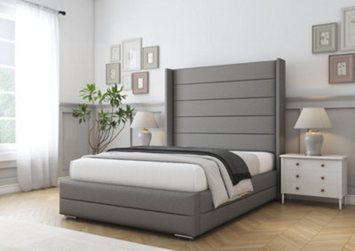 Comfort Beds Milano Pewter Dumfries Bed Frame with Mattress
