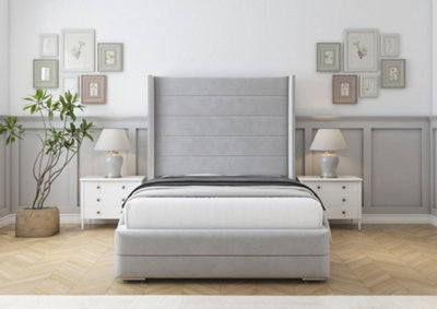 Comfort Beds Milano Silver Plush Bed Frame