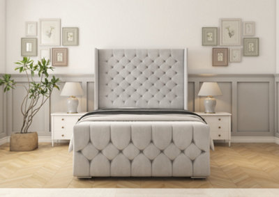 Comfort Beds Monte Carlo Silver Naples Bed Frame