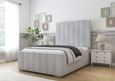 COMFORT BEDS PARIS SILVER NAPLES BED FRAME