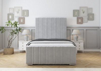 Comfort Beds Paris Silver Plush Bed Frame