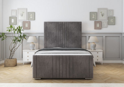 Comfort Beds Royal Slate Naples Bed Frame with Mattress