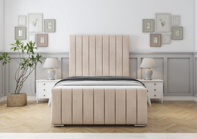 Comfort Beds Sara Sand Naples Bed Frame with Mattress