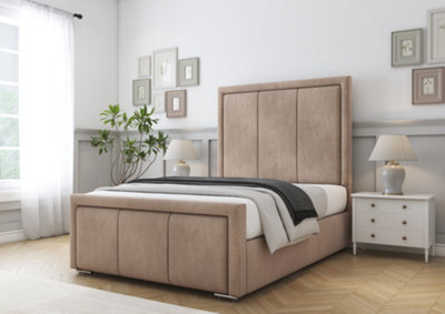 Comfort Beds Savoy Mink Naples Bed Frame with Mattress