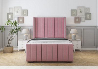 Comfort Beds Serena Blush Plush Bed Frame