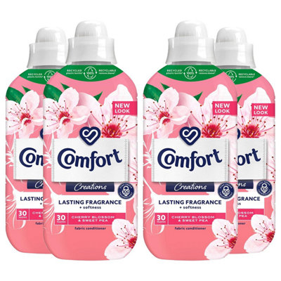 Comfort Fabric Conditioner Cherry Blossom & Sweet Pea 900ml 30 Washes ...