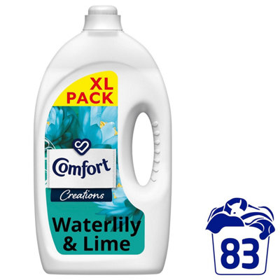Comfort Fabric Conditioner Lasting Fragrance Waterlily & Lime 2.49L ...
