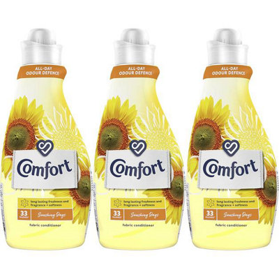 Comfort Fabric Conditioner Sunshiny Days 33w (Pack of 3) | DIY at B&Q