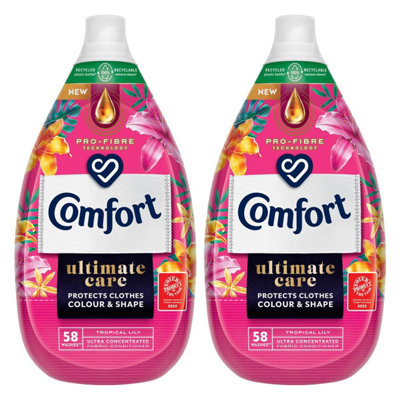 Comfort Fabric Conditioner Tropical Lily Ultra concentrated 870ml ...