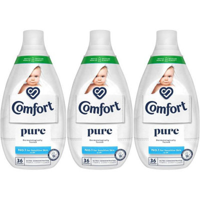 Comfort Pure Fabric Conditioner Liquid, Ultra Concentrated 540 ml, 36 ...