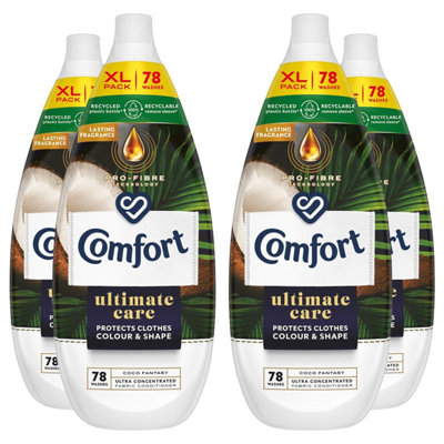 Comfort Ultimate Care Fabric Conditioner Coco Fantasy 1.18 Litre 78W, 4 ...