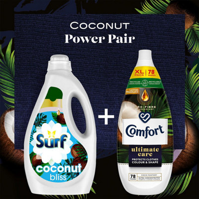 Comfort Ultimate Care Fabric Conditioner Coco Fantasy 1.18 Litre 78W, 4 ...