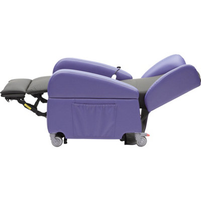 Comfortable Dual Motor Rise and Recline Lounge Chair in Black and ...