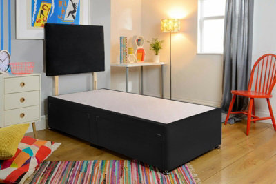 Comfy 3ft Single Divan Bed With Headboard