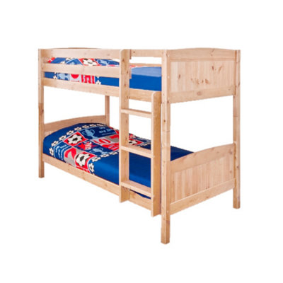 Comfy Living 2ft6 Shorty Christopher Bunk Bed In Natural Finish