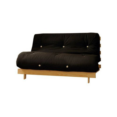 Comfy Living 4ft Futon Set in Black