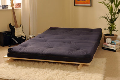 Comfy Living 4ft6 Futon Set in Navy