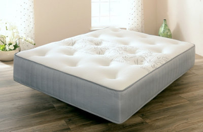 Comfy Living 5ft Natural Bamboo Pocket Memory Foam Mattress