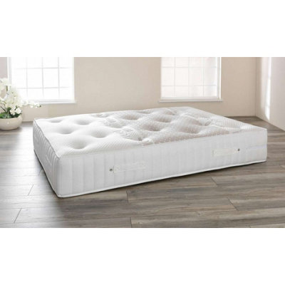 Comfy Living 5ft Wool Comfort 3500 Pocket Sprung and Memory Foam ...