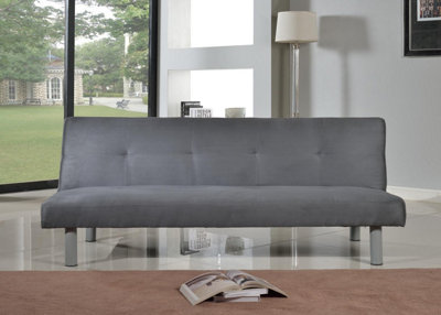 Comfy Living Monza Sofa Bed in Grey | DIY at B&Q