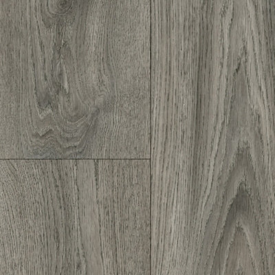 Comfytex Miguel 597 Wood Effect Slip Resistant Grey Vinyl Flooring - 4m ...