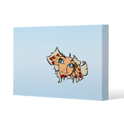 COMIC CARTOON POP ART RETRO (CANVAS PRINT) / 101 X 77 X 4CM
