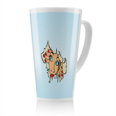 Comic cartoon pop art retro Designer Latte Mug, Stunning Designer mug ...