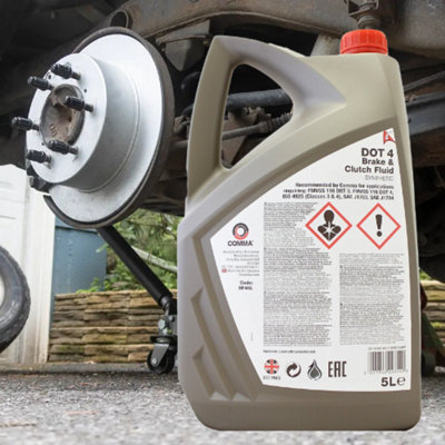 Comma DOT 4 Synthetic Brake Fluid 5L