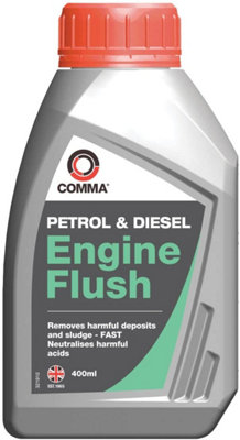 Comma Engine Flush Oil Additive for Petrol and Diesel Engines 400ml ...