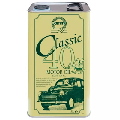 COMMA Engine Oil Classic 40 Motor Oil Vintage 4 Stroke Petrol Cars API ...
