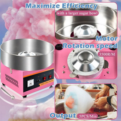 Commercial Electric Party Candy Floss Machine Cotton Candyfloss Sugar Maker,elec
