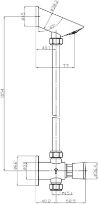 Commercial Timed Flow Exposed Non Concussive Shower + Anti Vandal ...