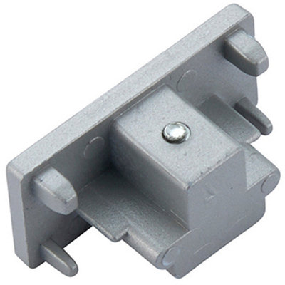 Commercial Track Light Dead End Connector - Single Circuit - Silver ...