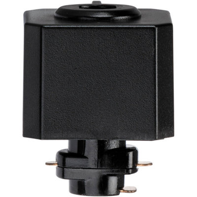 Commercial Track Lighting Pendant Adaptor - 6A Maximum - Black Pc Rail ...