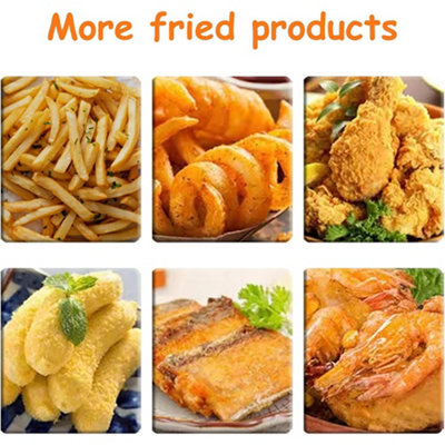 Compact 2.5L 900W Electric Deep Fat Fryer & Chip Pan, Stainless Steel