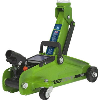 Compact 2 Tonne Short Chassis Trolley Jack - 322mm Maximum Height ...