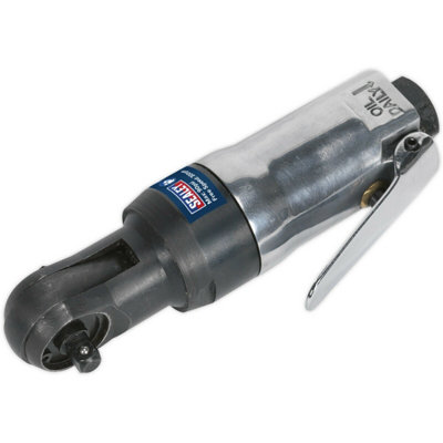 Compact Air Powered Twist-Reverse Ratchet Wrench - 1/4 Inch Drive