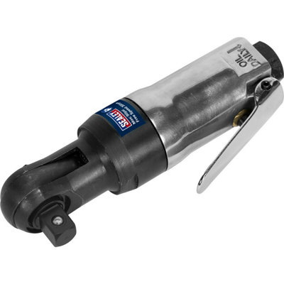 Compact Air Powered Twist-Reverse Ratchet Wrench - 3/8 Inch Drive