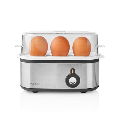Compact Electric Egg Cooker Boiler for up to 3 Eggs