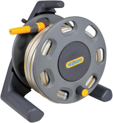 Compact Hose Reel 25m - Freestanding, Easy Rewind, Multi-Purpose Kit ...