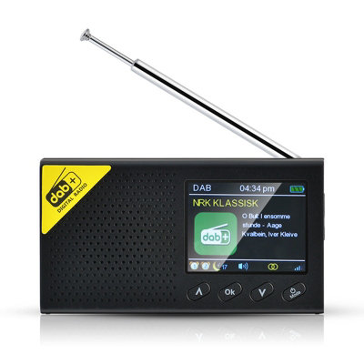 Compact Portable Radio Digital Radio with Bluetooth Rechargeable DAB FM ...