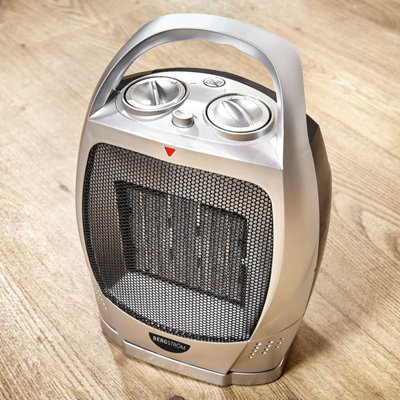 Compact PTC Ceramic Heater with Adjustable Thermostat & Fan Cooling ...