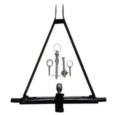 Compact Tractor Mounted Towing Cat 1 Triangle Pin-3 POINT LINKAGE TOW HITCH